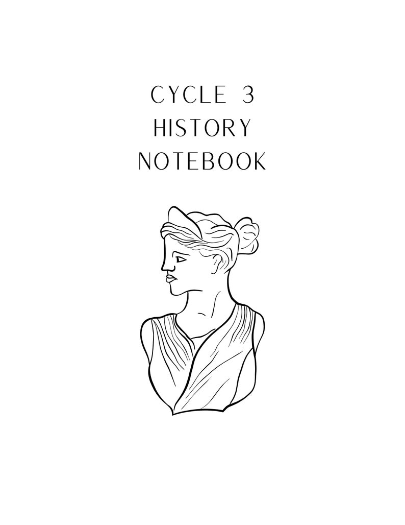 Cycle 1 History Notebook Copywork and Illustrations for the Foundations ...