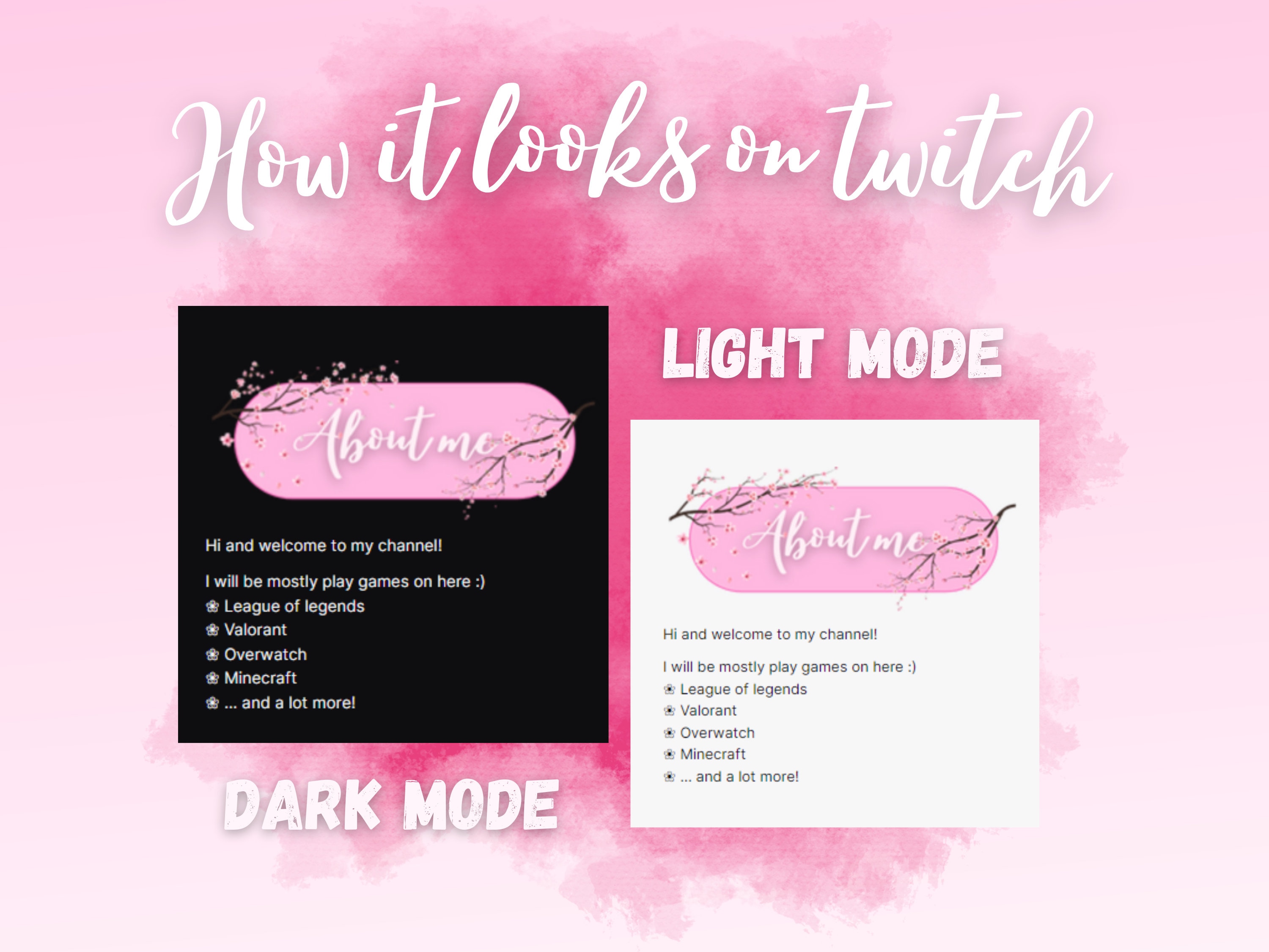 Sakura Bundle Sakura Waiting Screens Sakura Webcam Overlays Sakura ...