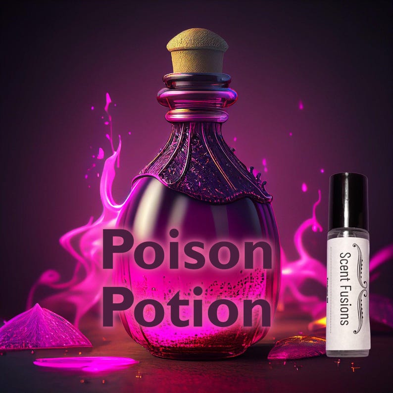 Poison Potion Perfume Oil, Halloween Scents, Halloween Fragrance ...