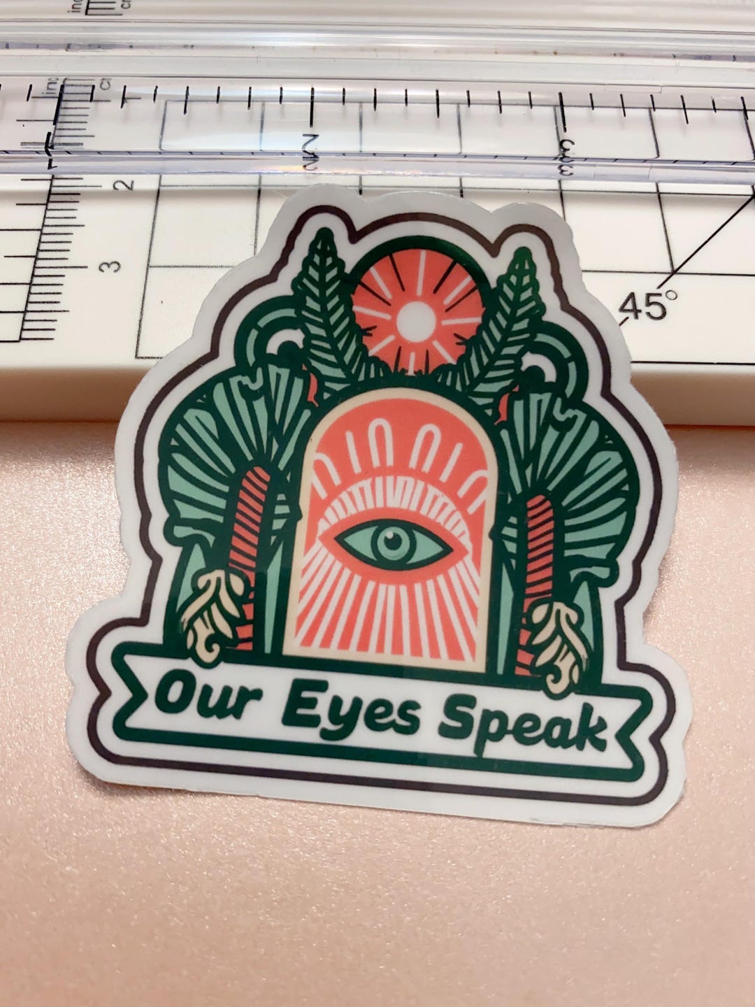 Our Eyes Speak Vinyl Stickers, Waterproof Stickers, Meme Stickers ...