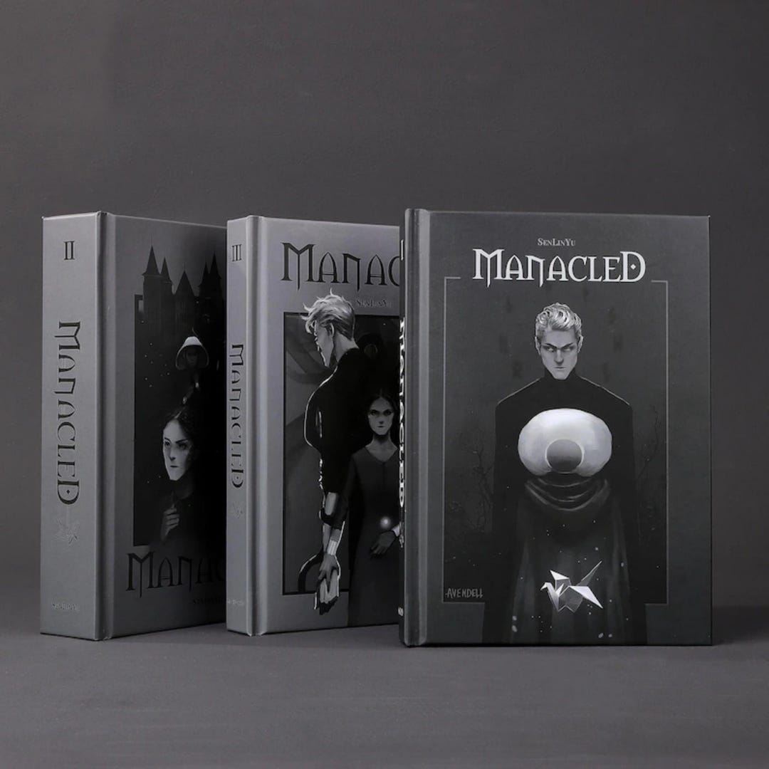 Manacled Book: Complete 3-volume | Manacled Handbound Full Series ...