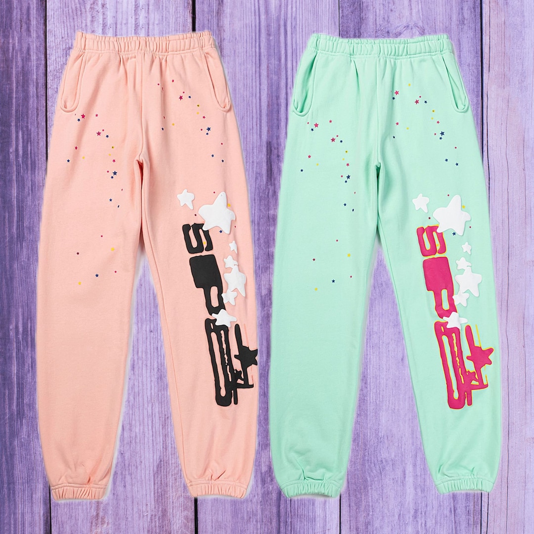 Sp5der 555555 Sweatpants Joggers for Men Women Sp5der Pants With ...