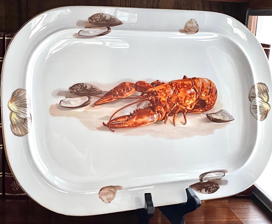 Vintage Josef Kuba Lobster Serving Plate - Etsy