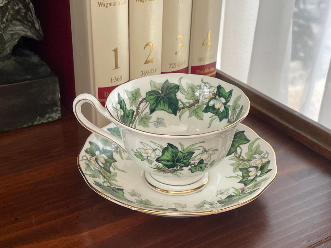 Vintage Royal Albert Ivy Lea Bone China Teacup and Saucer - Etsy