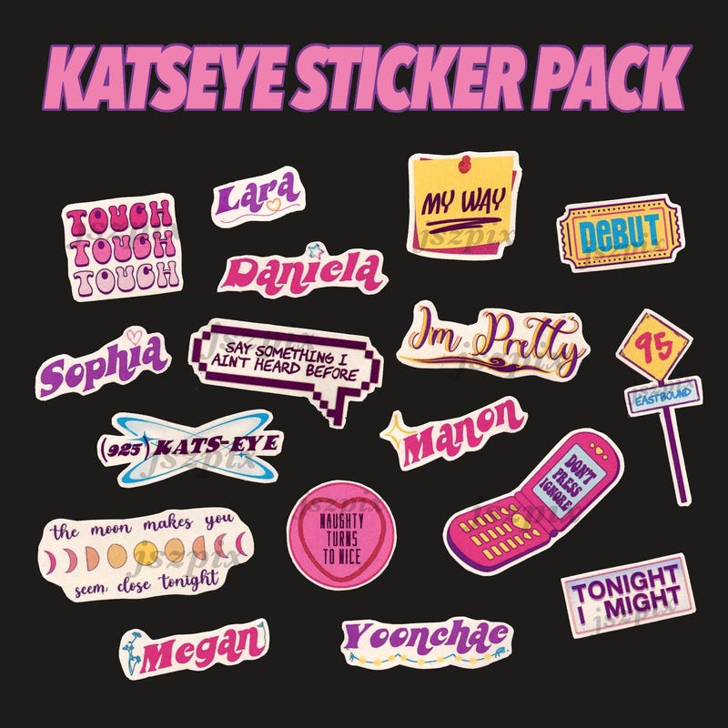 Katseye Stickers Etsy