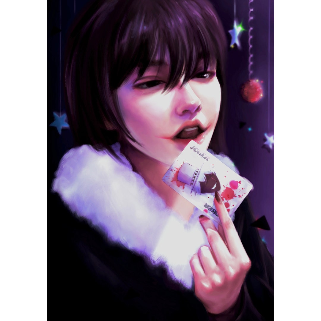 Fyodor Joker Card Print | Bungo Stray Dogs BSD Fyolai Decay of Angels ...