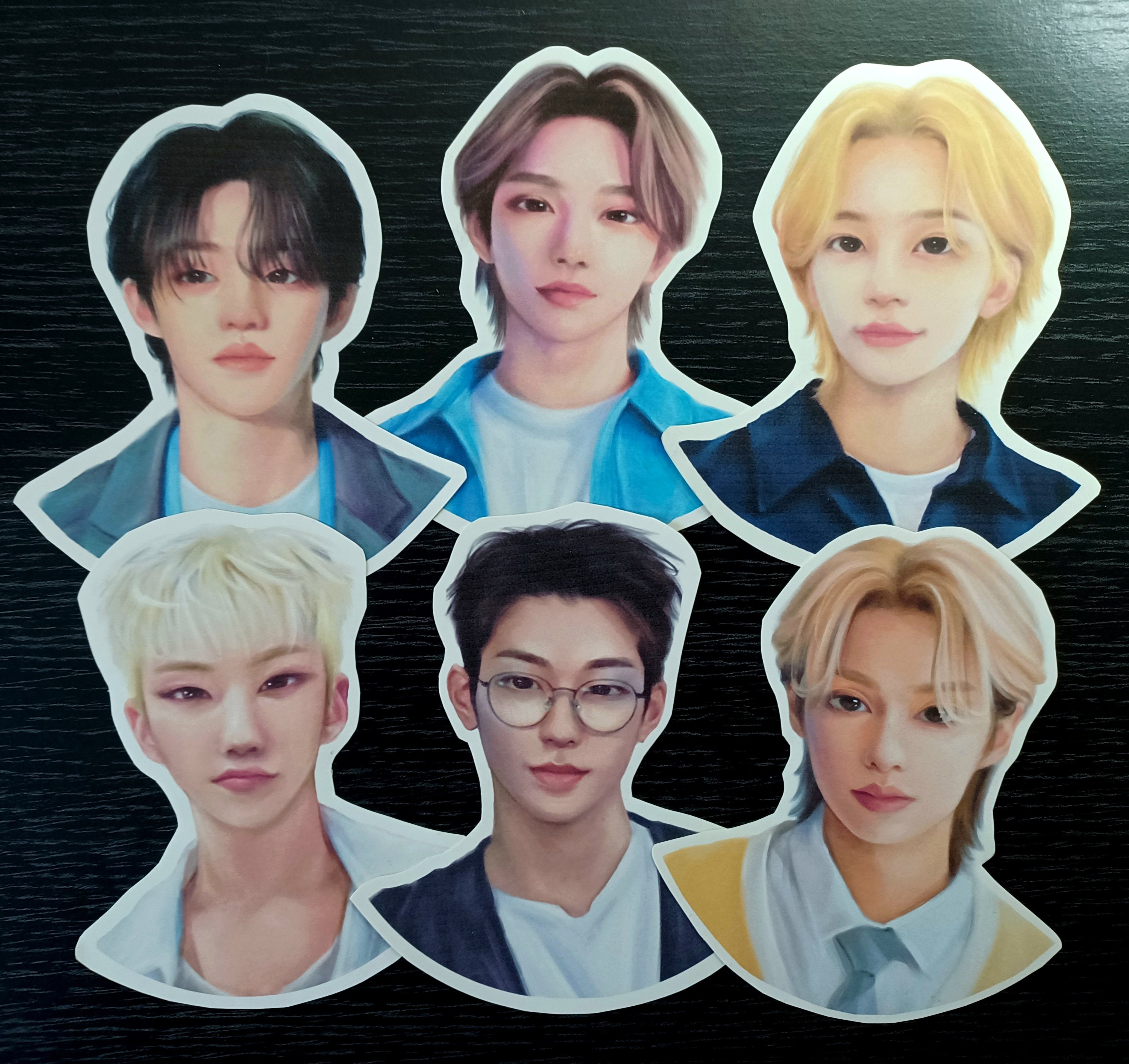 SEVENTEEN K-pop Fan Art Stickers SVT Scoups Jeonghan Joshua Jun Hoshi ...