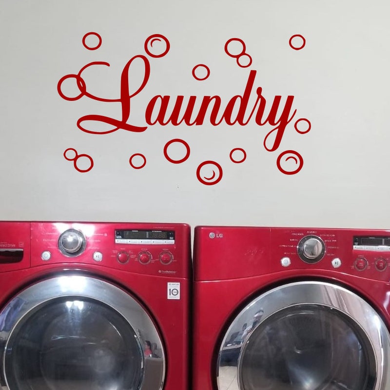 Laundry Room Wall Decal - Etsy
