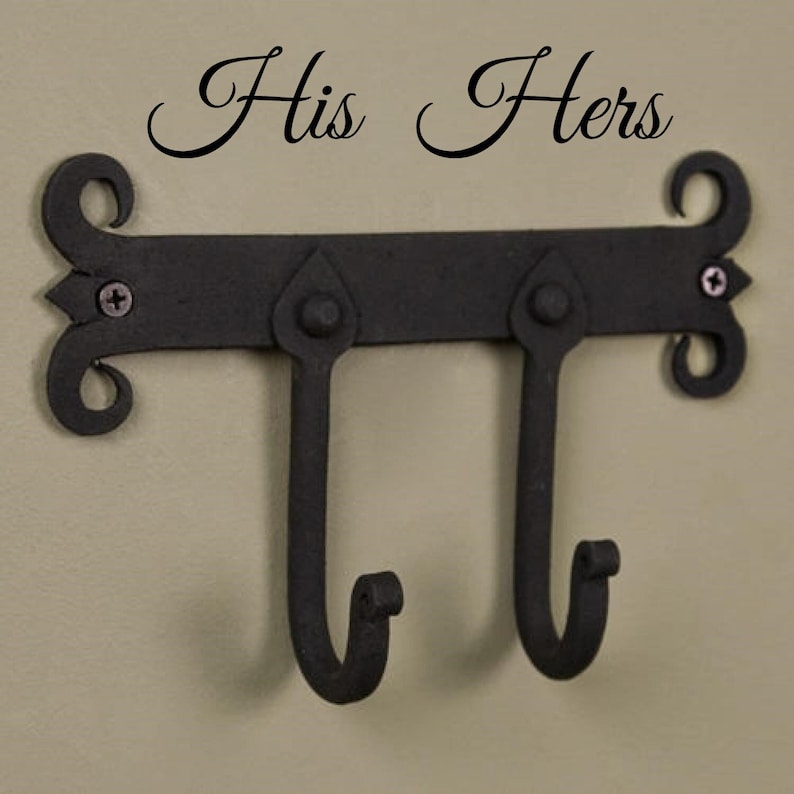 His Hers Vinyl Decal Bathroom Towel Rack Sticker - Etsy