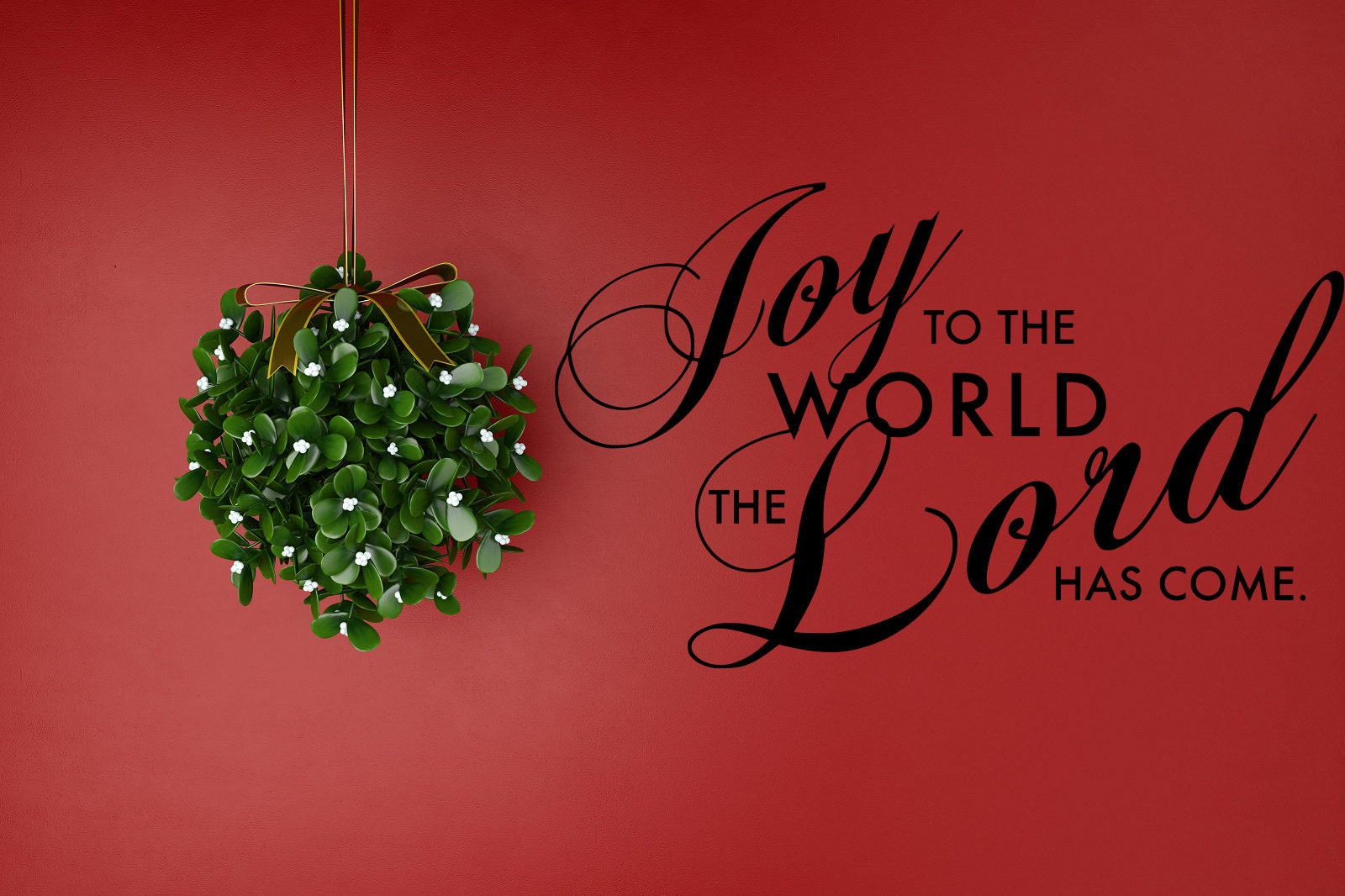 Joy to the World Wall Decal Christmas Sticker Decorations Home Decor ...