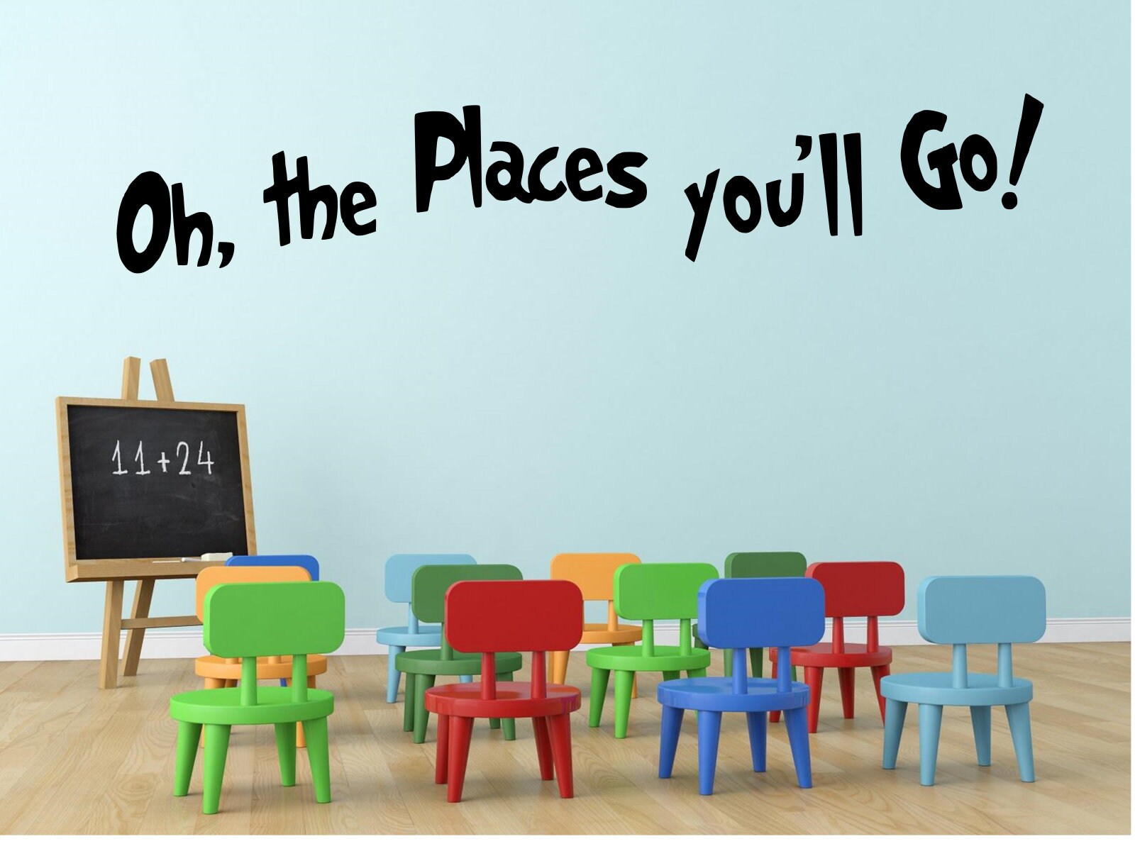 Oh the Places You Will Go Wall Decal Teacher Classroom Sticker Student ...
