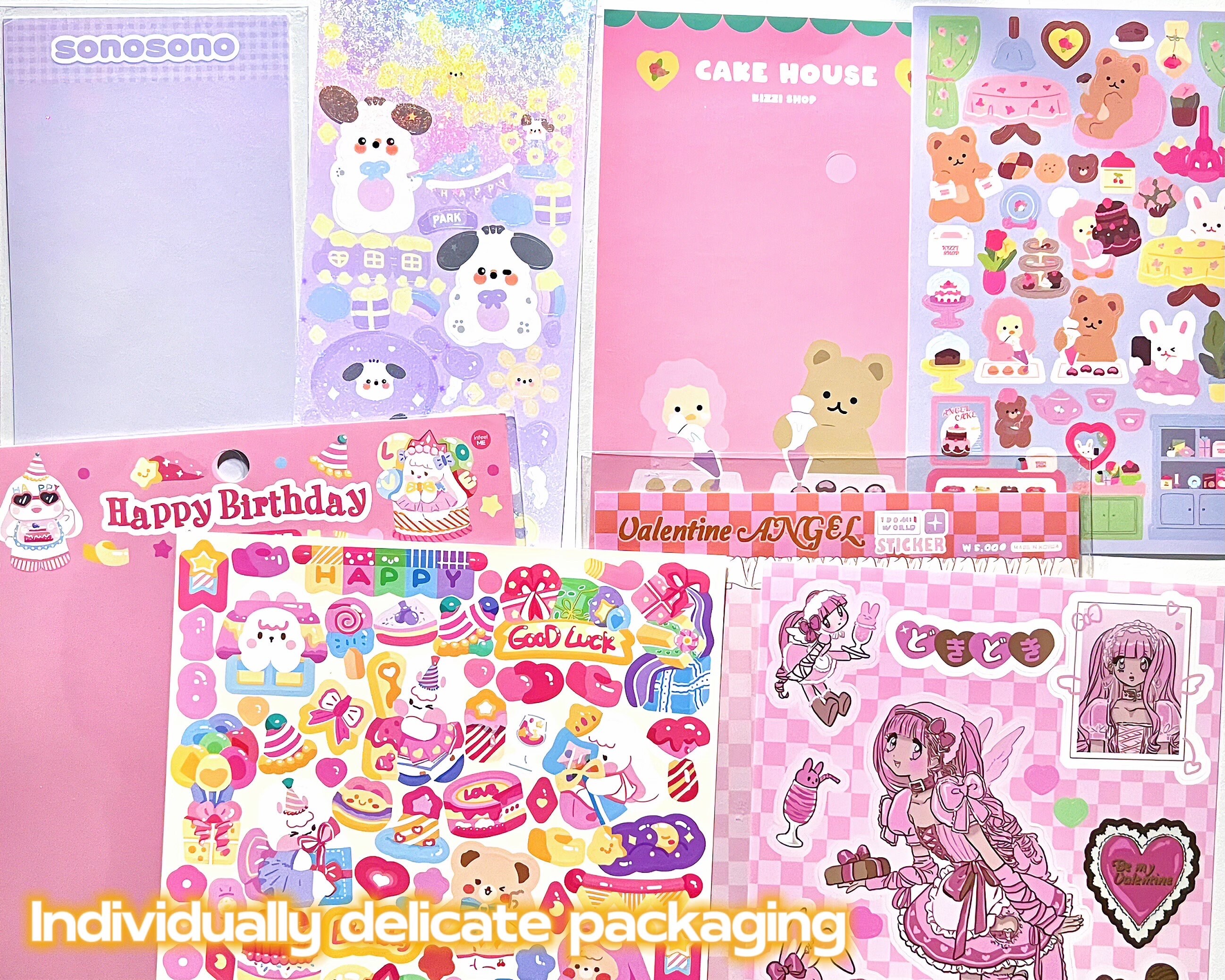 Sticker Sheet Pack Polco Sticker Sticker Sheet Pack Korea Deco Sticker ...