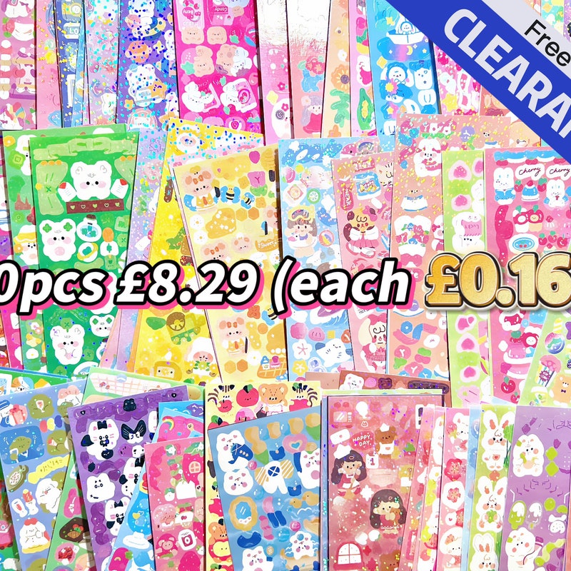 Sticker Sheet Pack Korean - Etsy