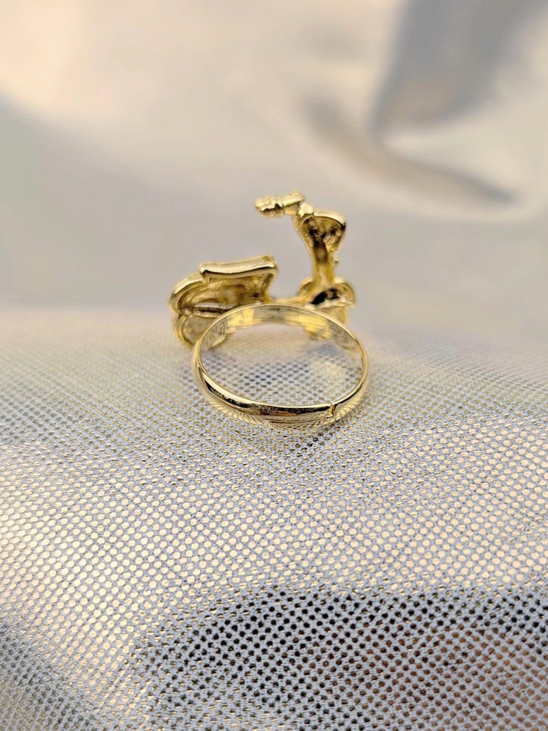 Ring Adjustable Retro Vintage Style Scooter Moto Jewelry Gift Pink - Etsy