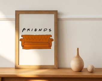 Poster Inspired by TV Show Friends DIGITAL PRODUCT Instant - Etsy