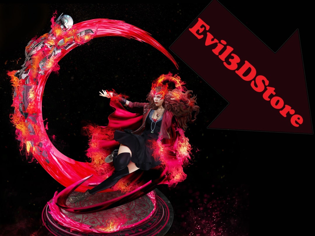 Wanda Witch File for 3D Printer 3d Printing Service 3d Model - Etsy