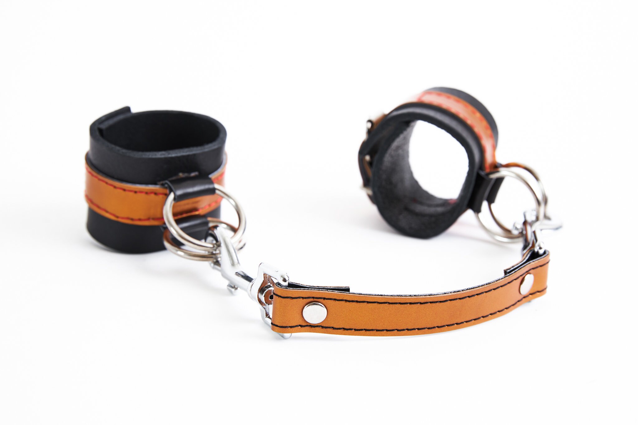 Black and Gold Leather Body Restraint - Etsy