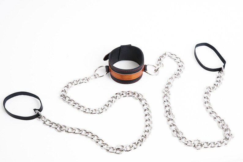 Black and Gold Leather Body Restraint - Etsy