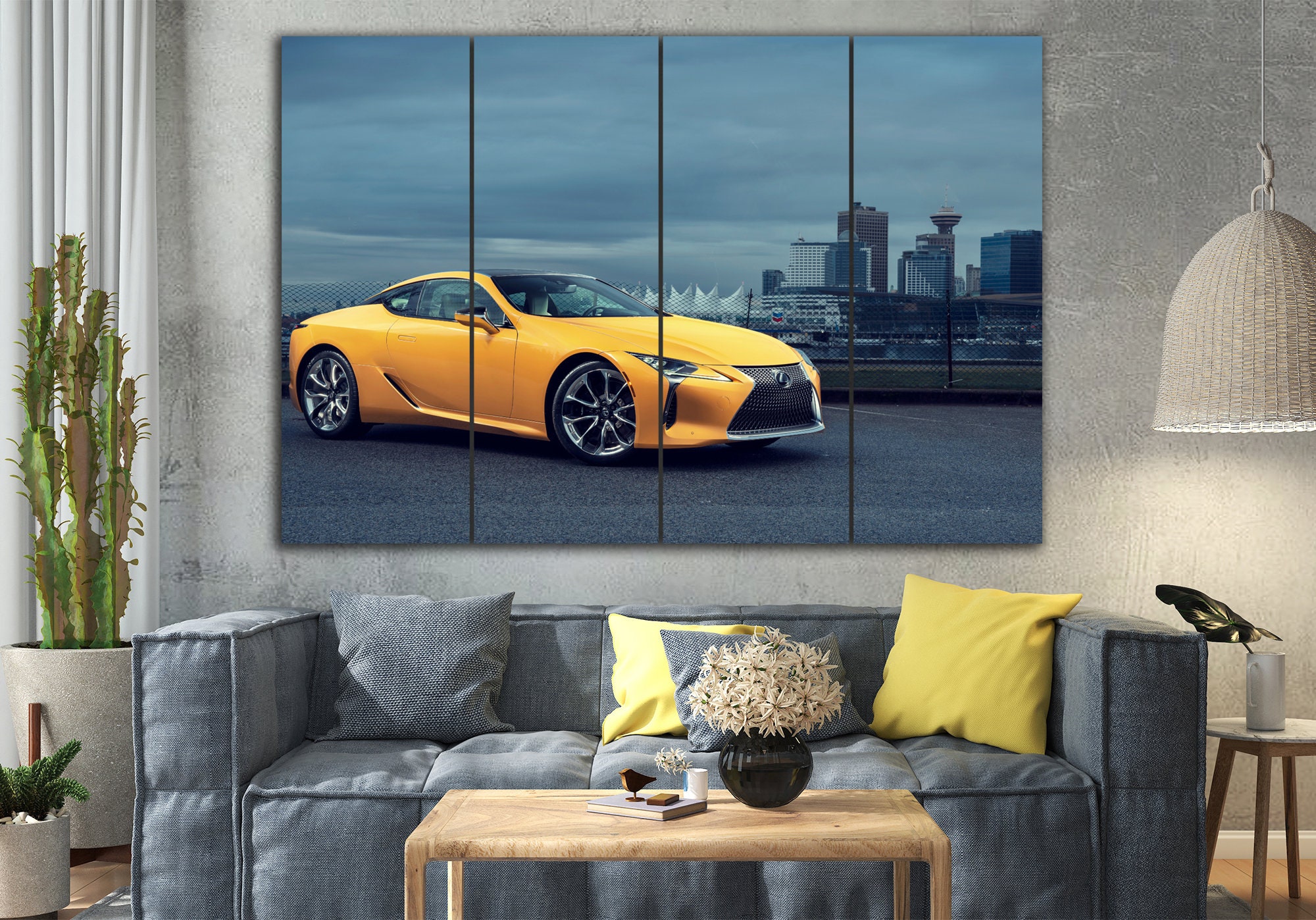 Multi Panel Wall Art Lexus Wall Art Car Poster Car Poster Print Extra ...