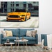 Canvas Ford Mustang Ford Mustang Ford Poster Canvas Car Print Ford Wall ...