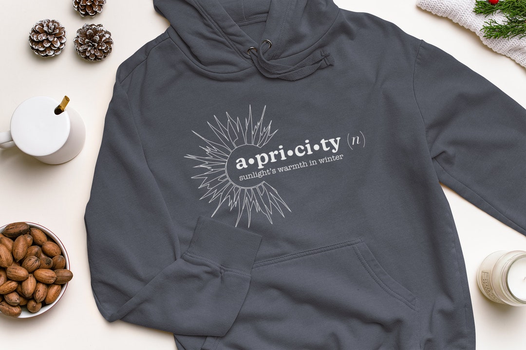 Apricity Sunshine Hoodie Sunshine Illustration Sweatshirt Word ...