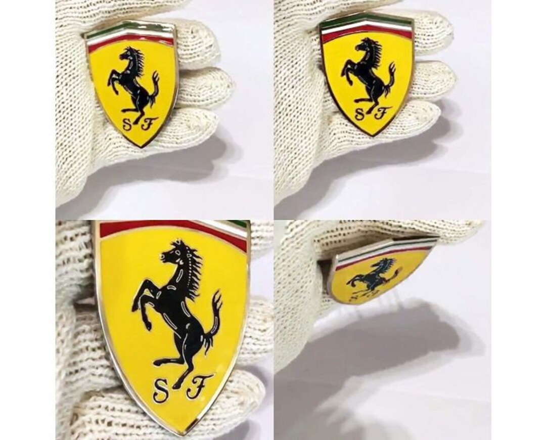 Ferrari Style Seat Badges Interior Emblem Kit Seats Logo Badge - Etsy