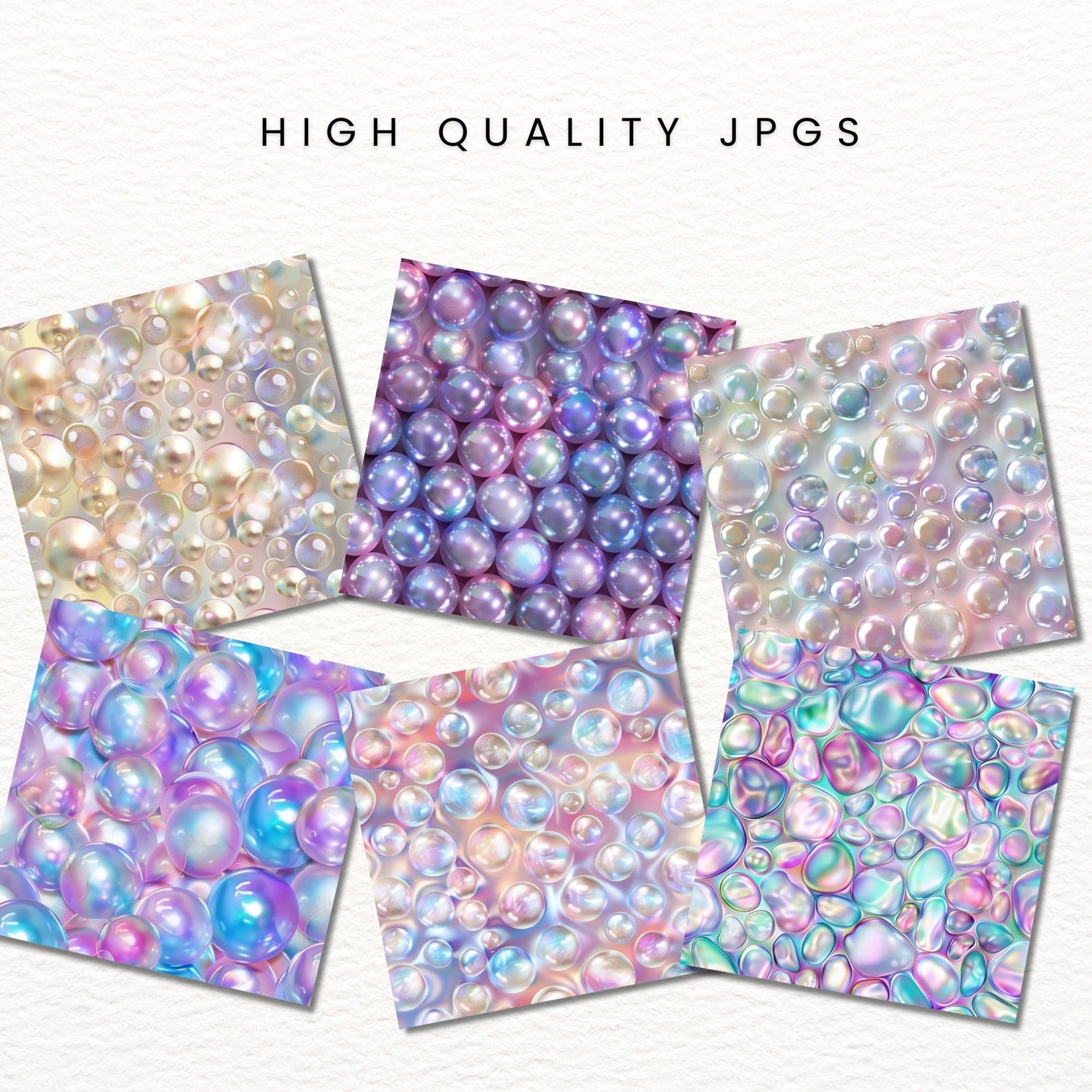 Iridescent Pearl Seamless Digital Paper, Digital Paper, Seamless Paper ...