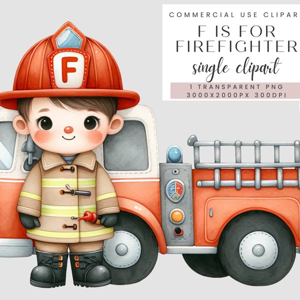 Firefighter Alphabet Letter Art - Etsy