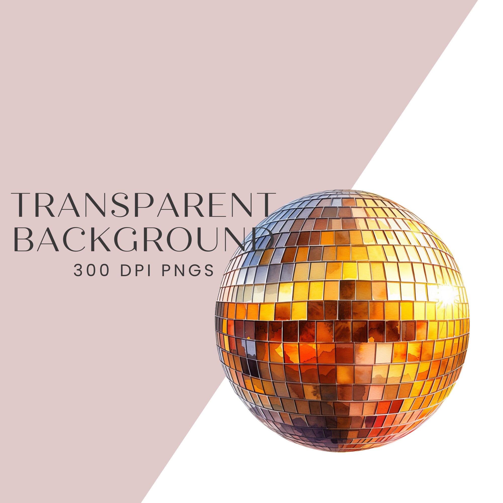 Groovy Disco Mirror Ball, PNG Clipart Retro Discoball, Clip Art ...