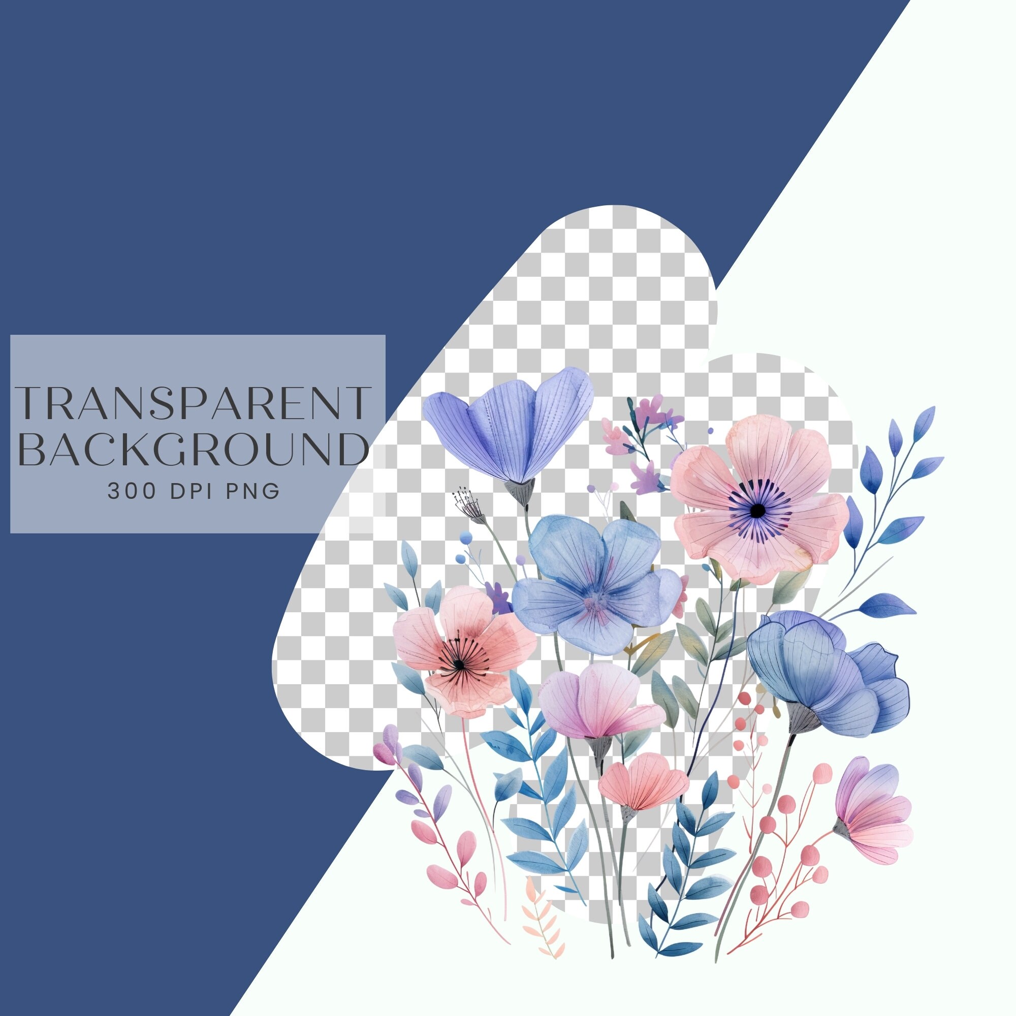 Wildflowers Floral Watercolor Clipart, Summer Fall Flowers Clip Art ...