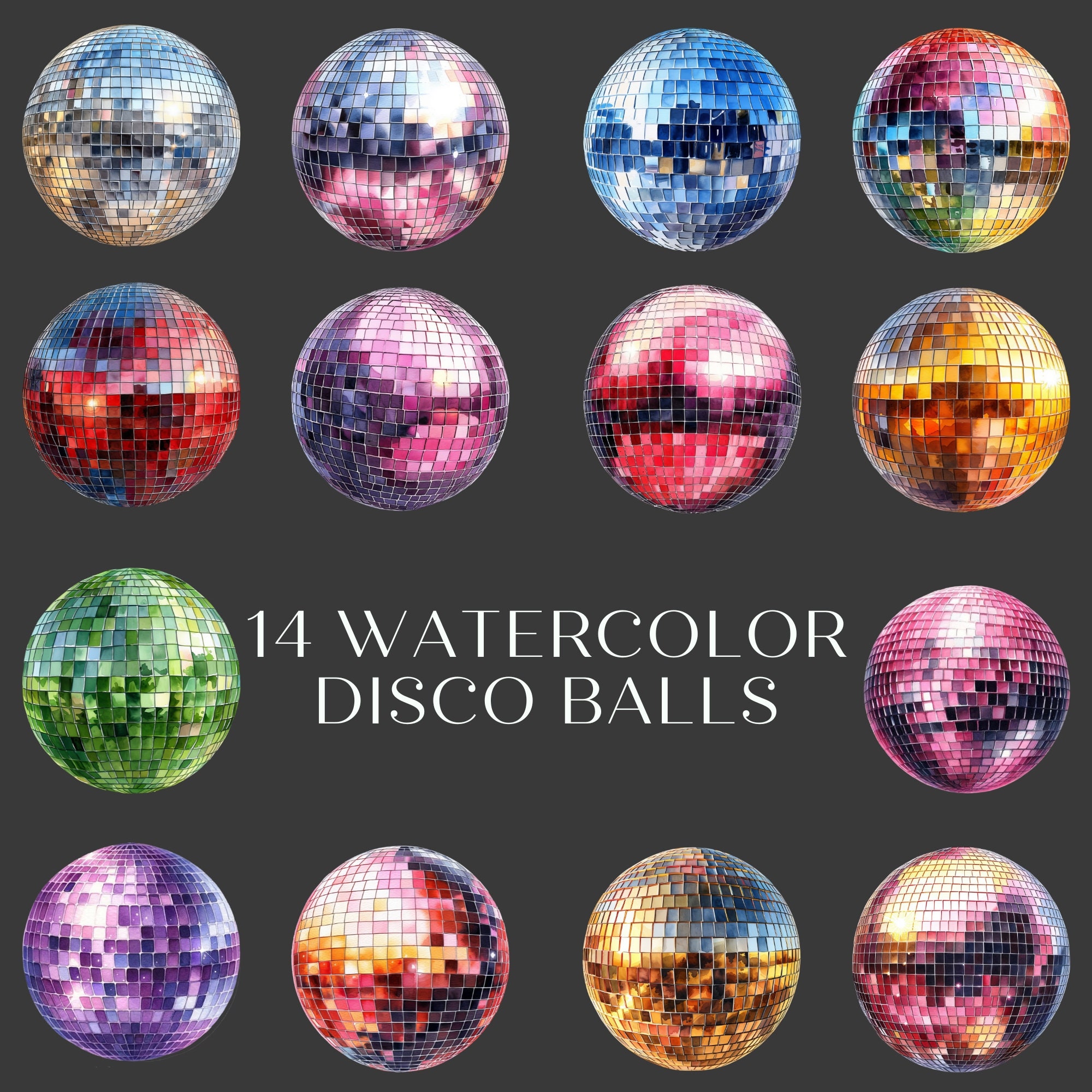 Groovy Disco Mirror Ball, PNG Clipart Retro Discoball, Clip Art ...