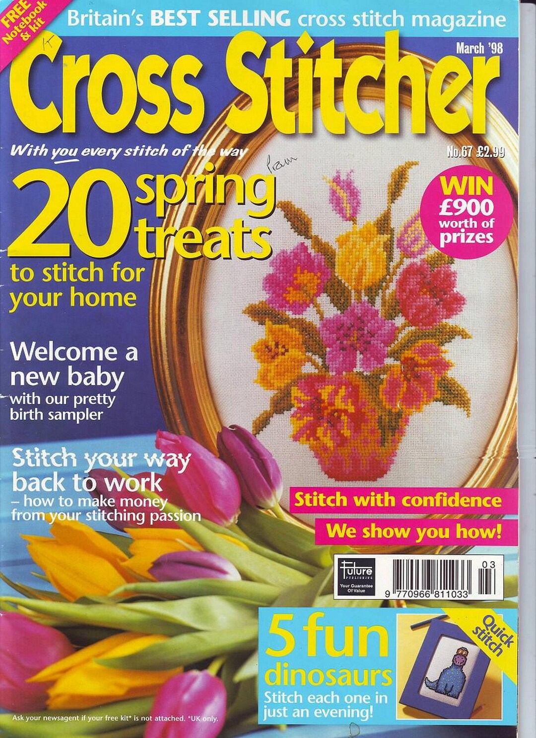 Cross Stitcher Magazine March 1998 Cross Stitch Book PDF Ebook Digital ...