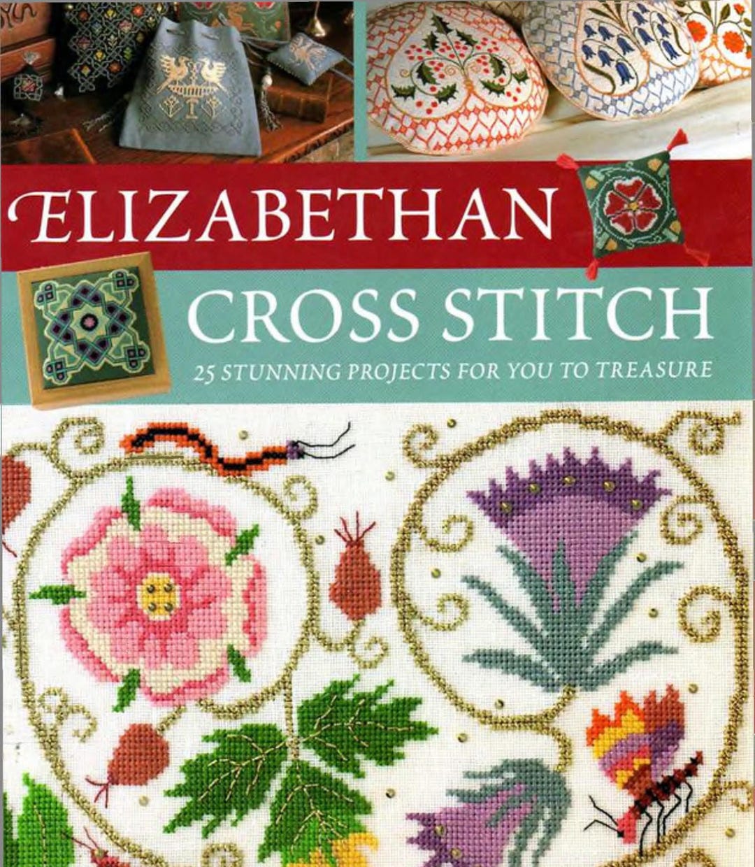 Elizabethan Cross Stitch Patterns: 16th Century Needlework (digital ...