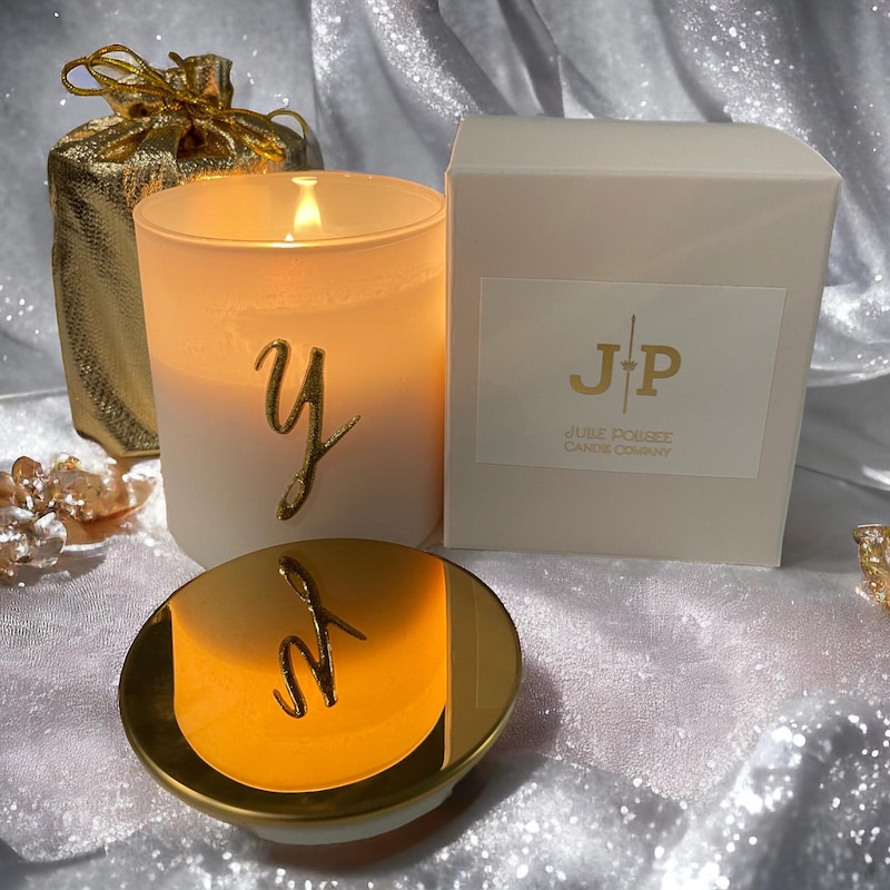 Monogram Candle - Etsy