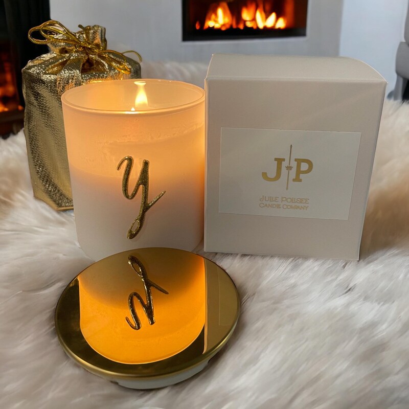 Monogram Candle - Etsy