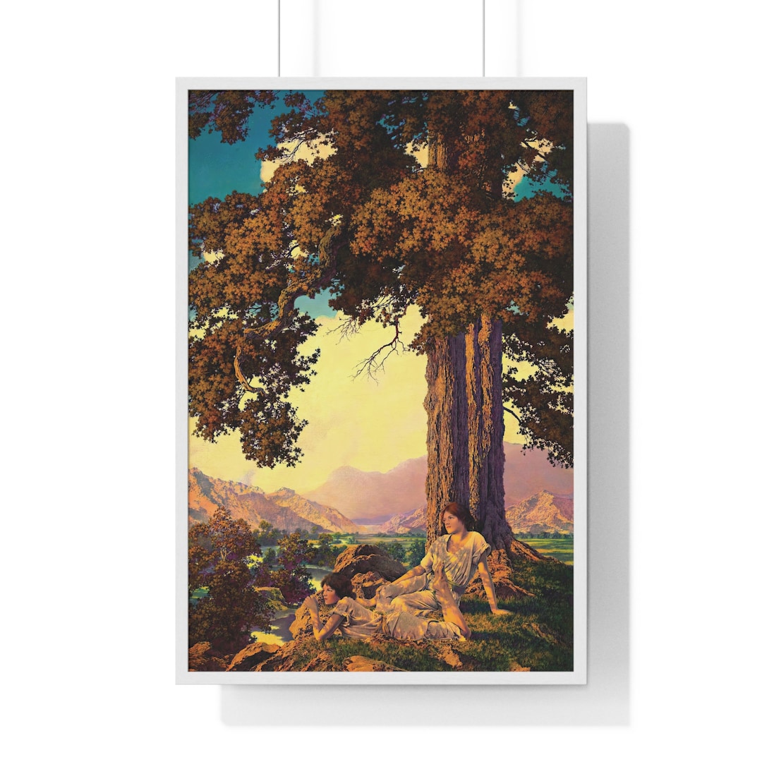 Maxfield Parrish, Hilltop, 1926, Maxfield Parrish Art Print, American ...