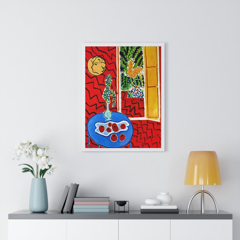 Henri Matisse, Red Interior. Still Life on a Blue Table, 1947, Art ...