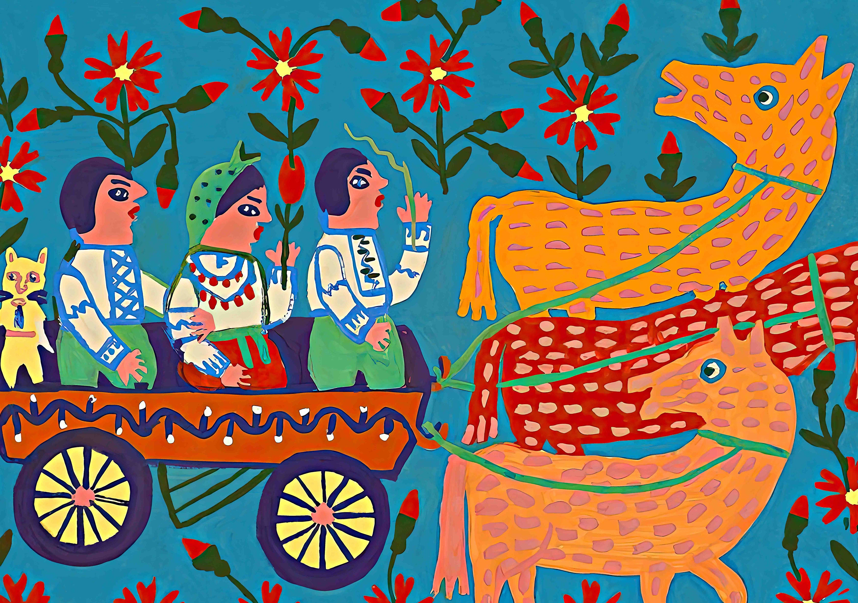 Maria Prymachenko, Fine Art Print, Famous Ukrainian Artist, Ukrainian ...