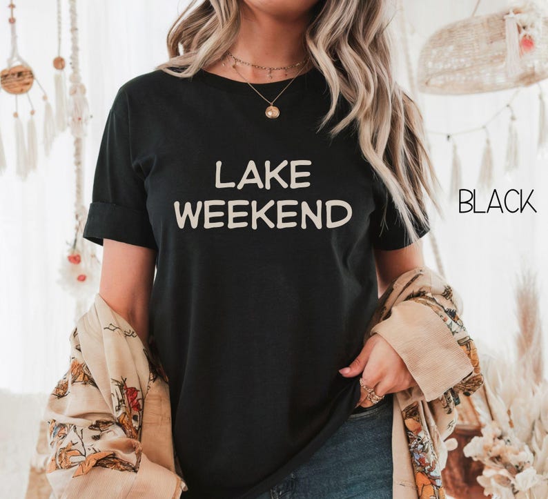 Retro Lake Weekend Shirt, Comfort Colors Lake Life Tee - Etsy UK