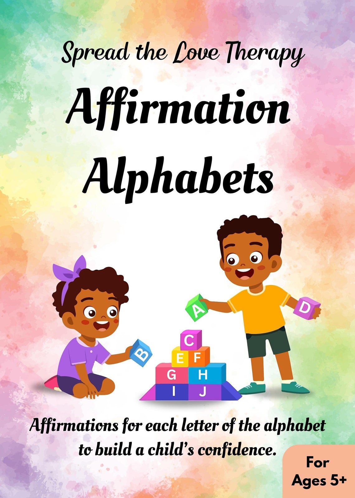 Affirmation Alphabet Flashcards - Etsy