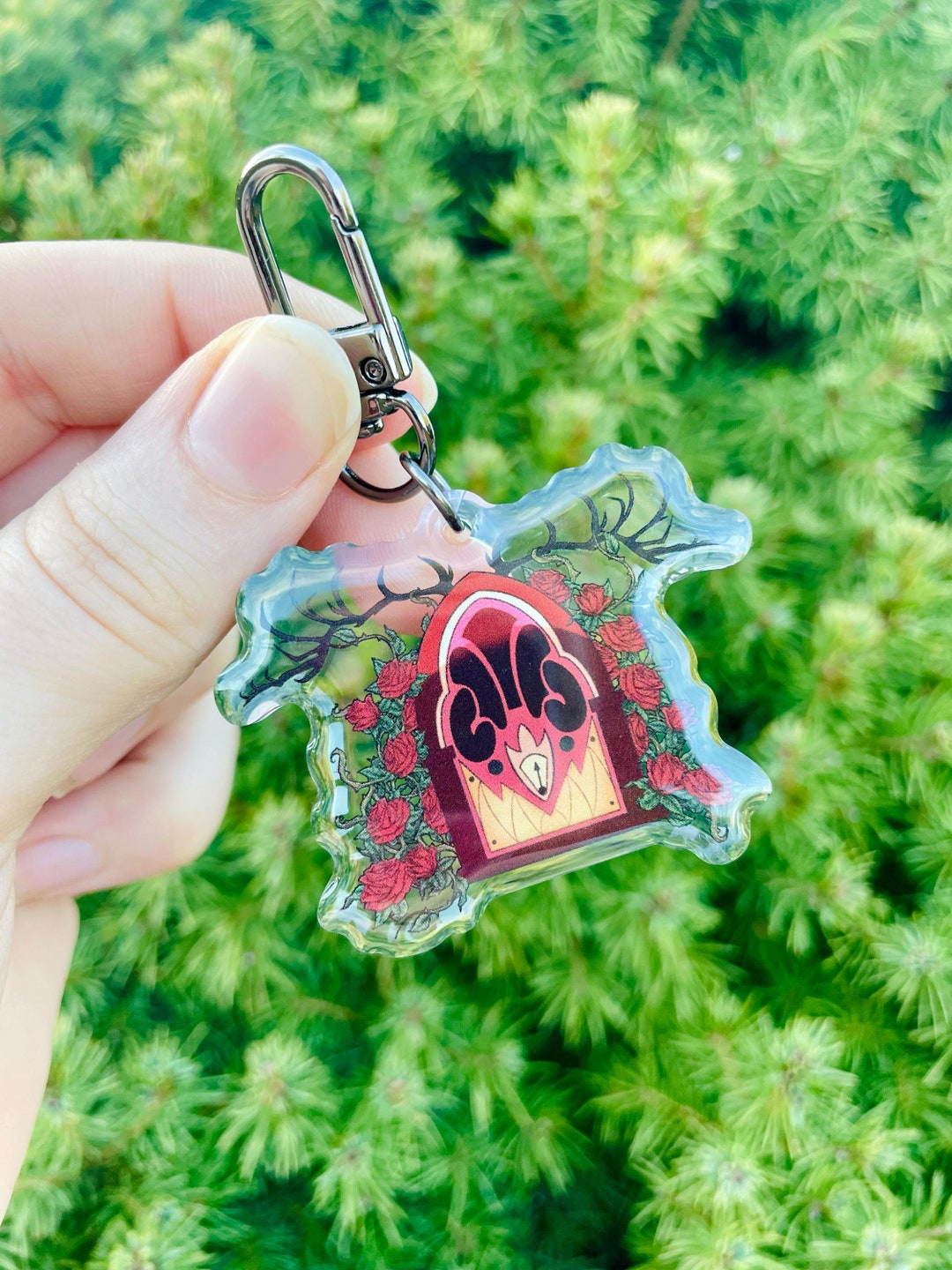 Alastor's Radio Acrylic Keychain: Hazbin Hotel Fan Art - Etsy