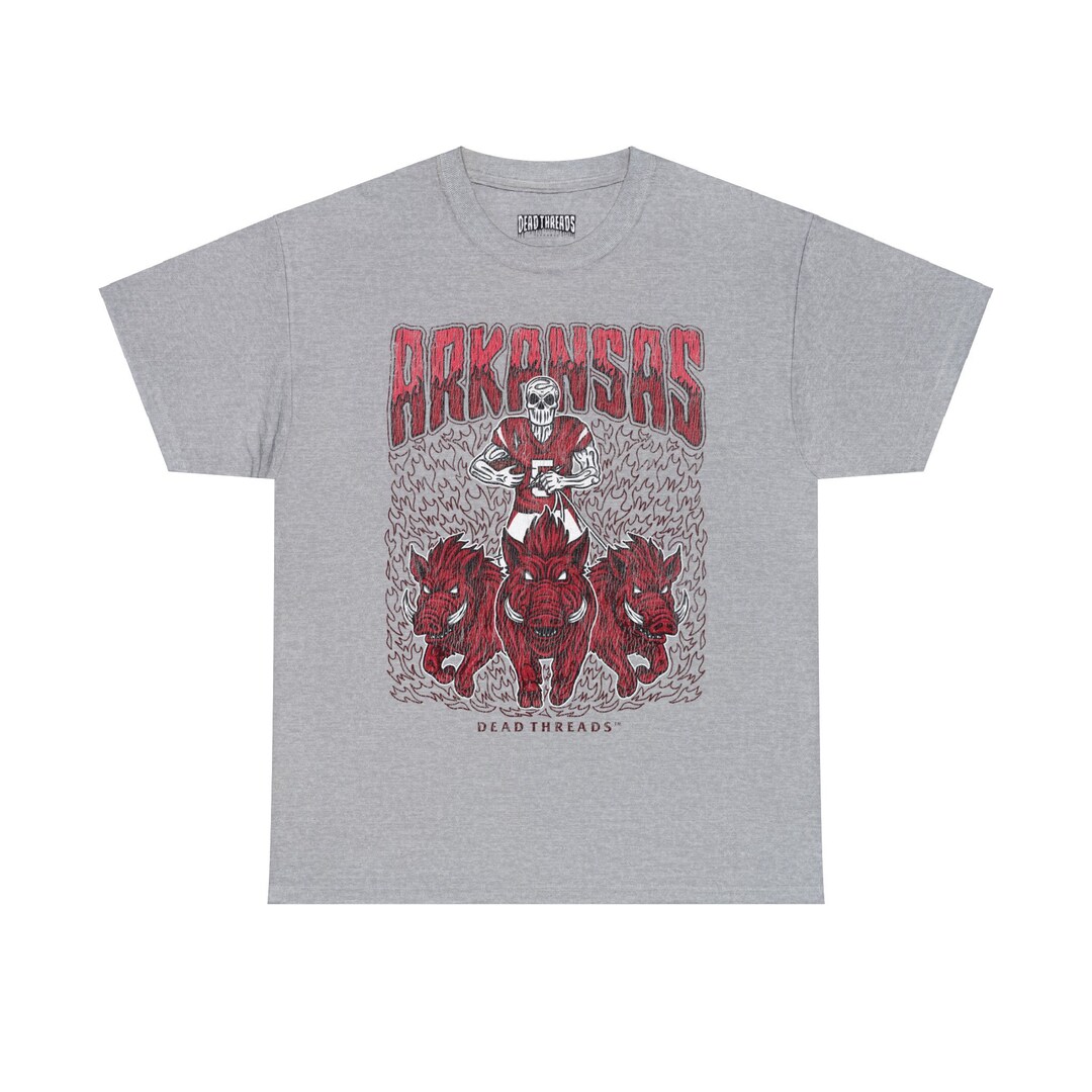 ARKANSAS FOOTBALL Shirt, Dead Threads, Football T-shirt, College ...