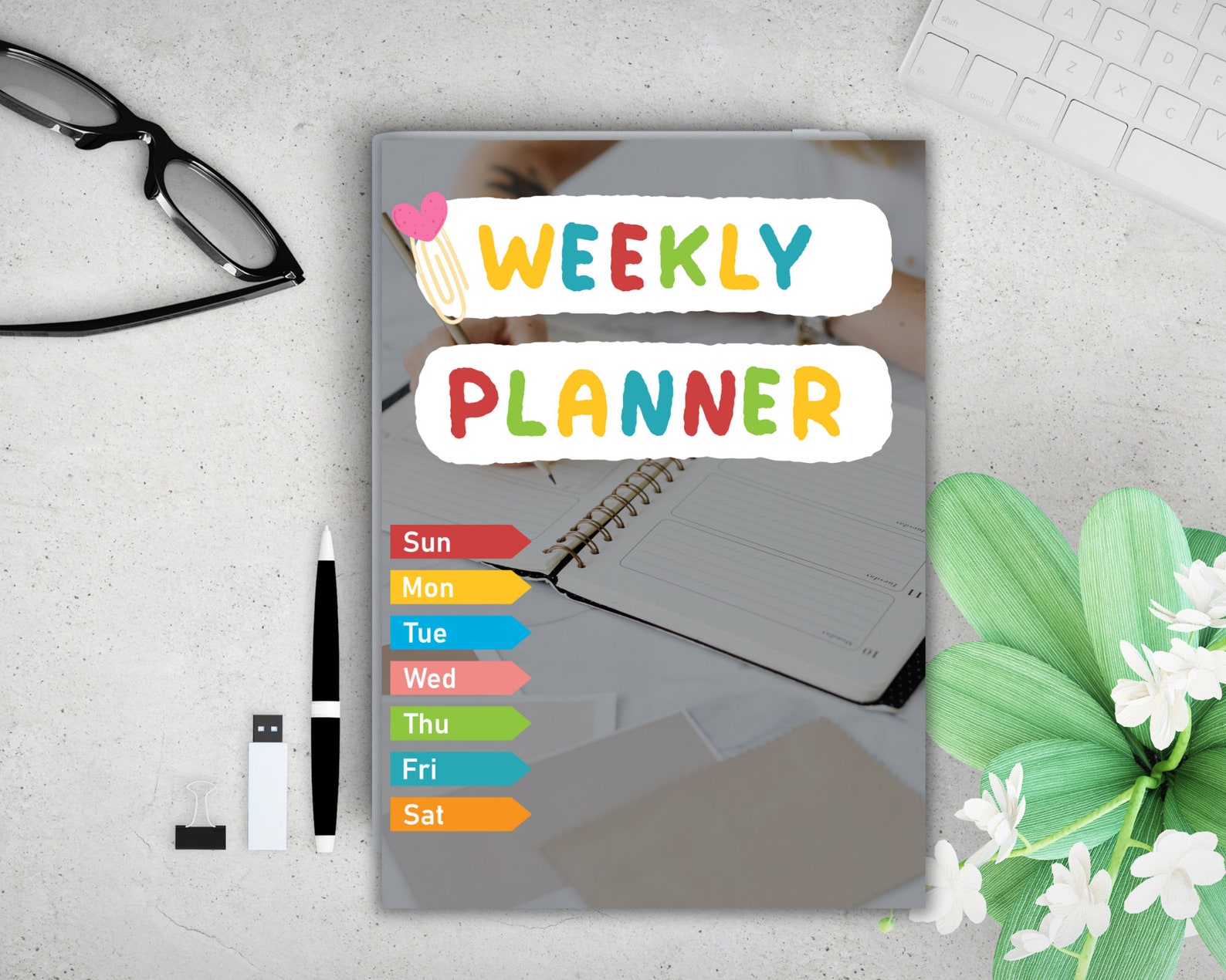 WEEKLY PLANNER Chic and Minimalist Organizer for Productive Planning ...