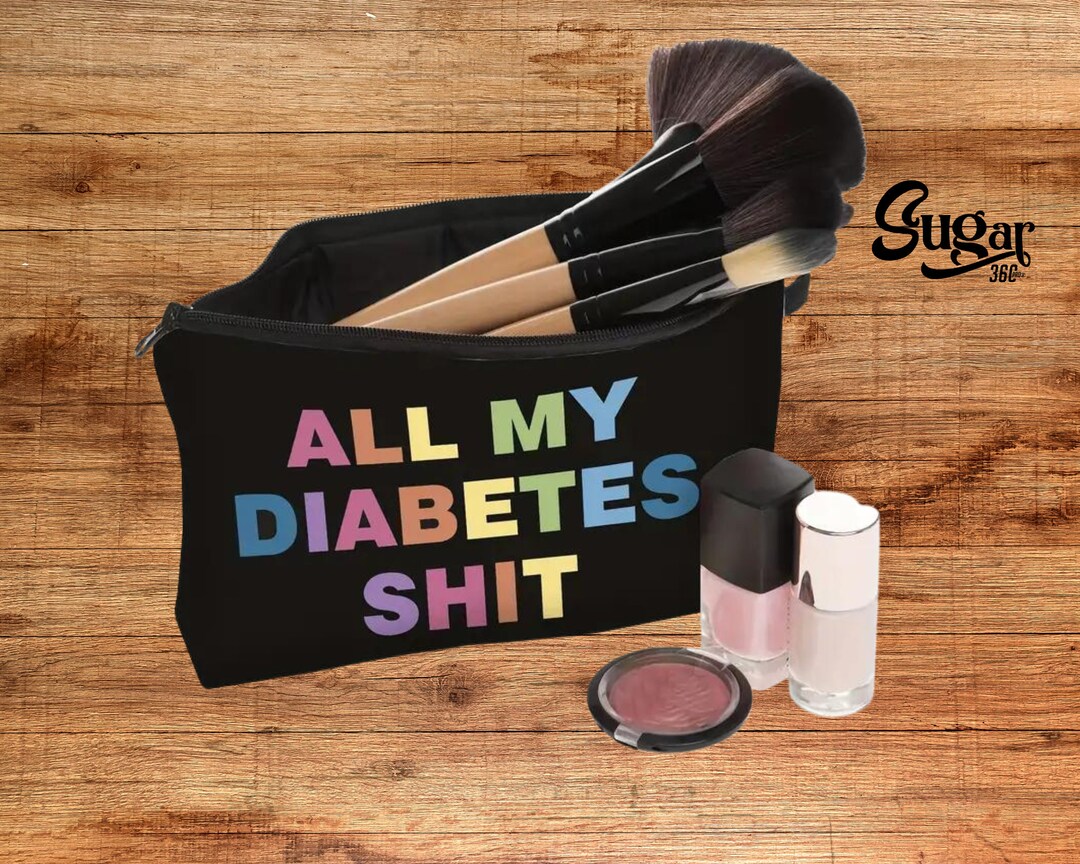 Diabetic Supply Bag, Insulin Bag, Funny Diabetic Quote, Diabetes Bag ...