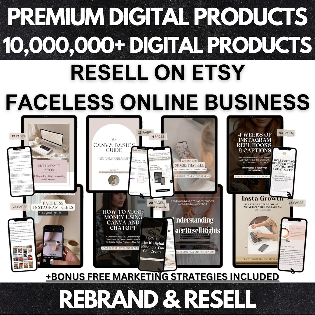 Start Here Open Your Online Store: PLR Ebook, PLR Planner Bundle ...