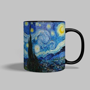 Vincent Van Gogh's the Starry Night Mug. Famous Painting Mug. Special ...