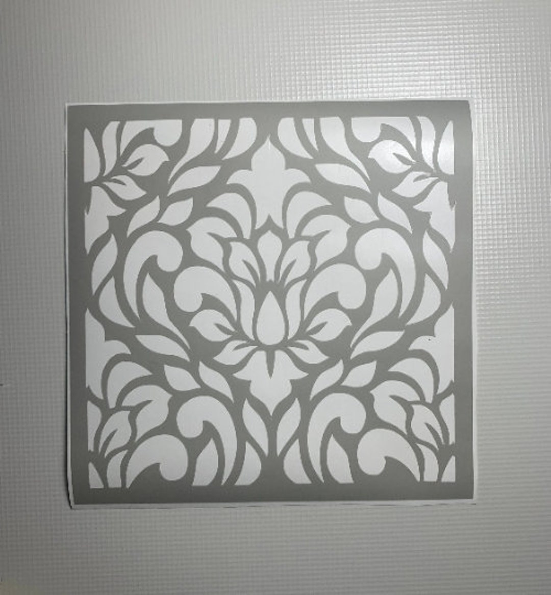 Reusable PVC Adhesive Stencil With baroque - Etsy