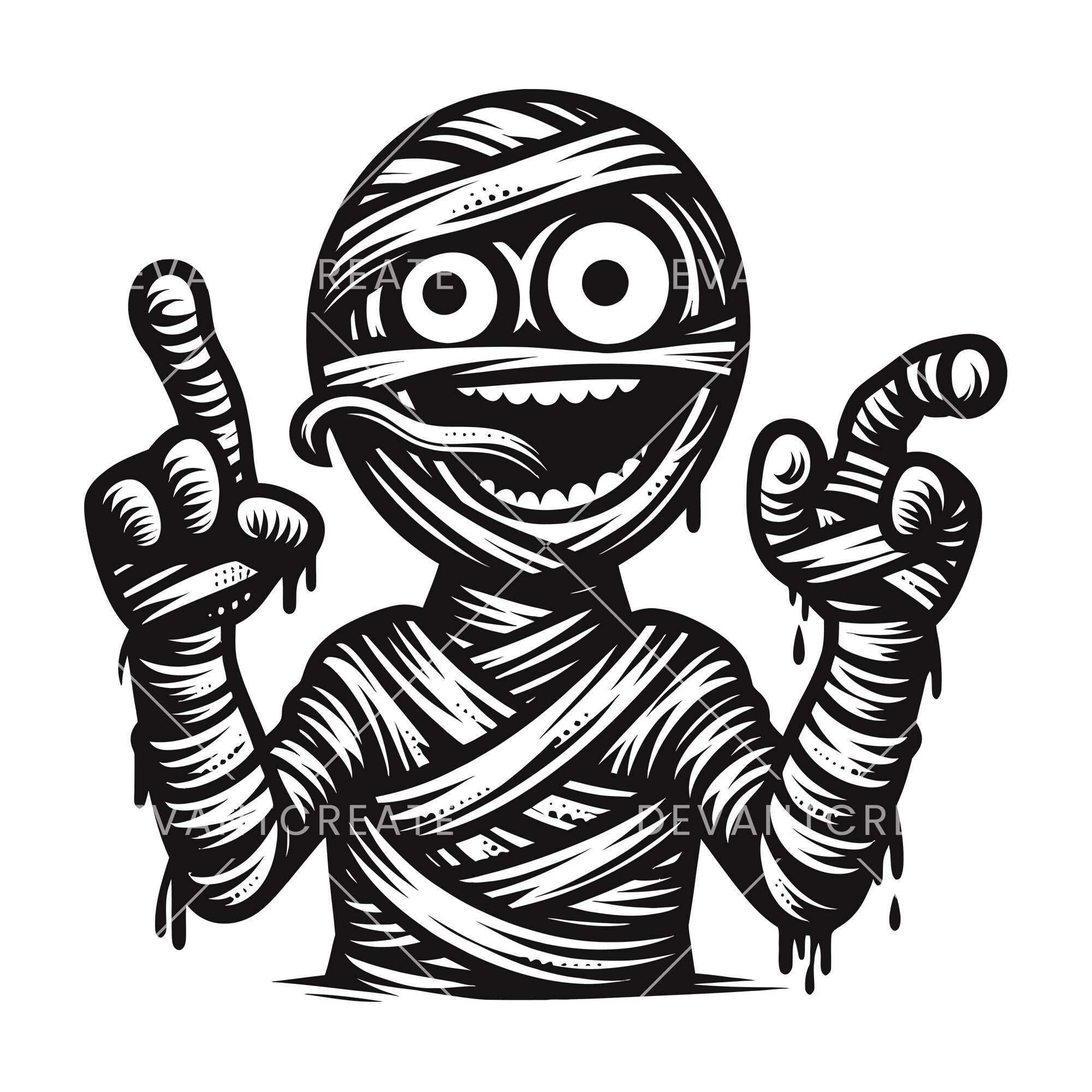 Funny Mummy SVG, Cute Mummy, Fun Mummy Svg, Comedy Humor Mummy ...