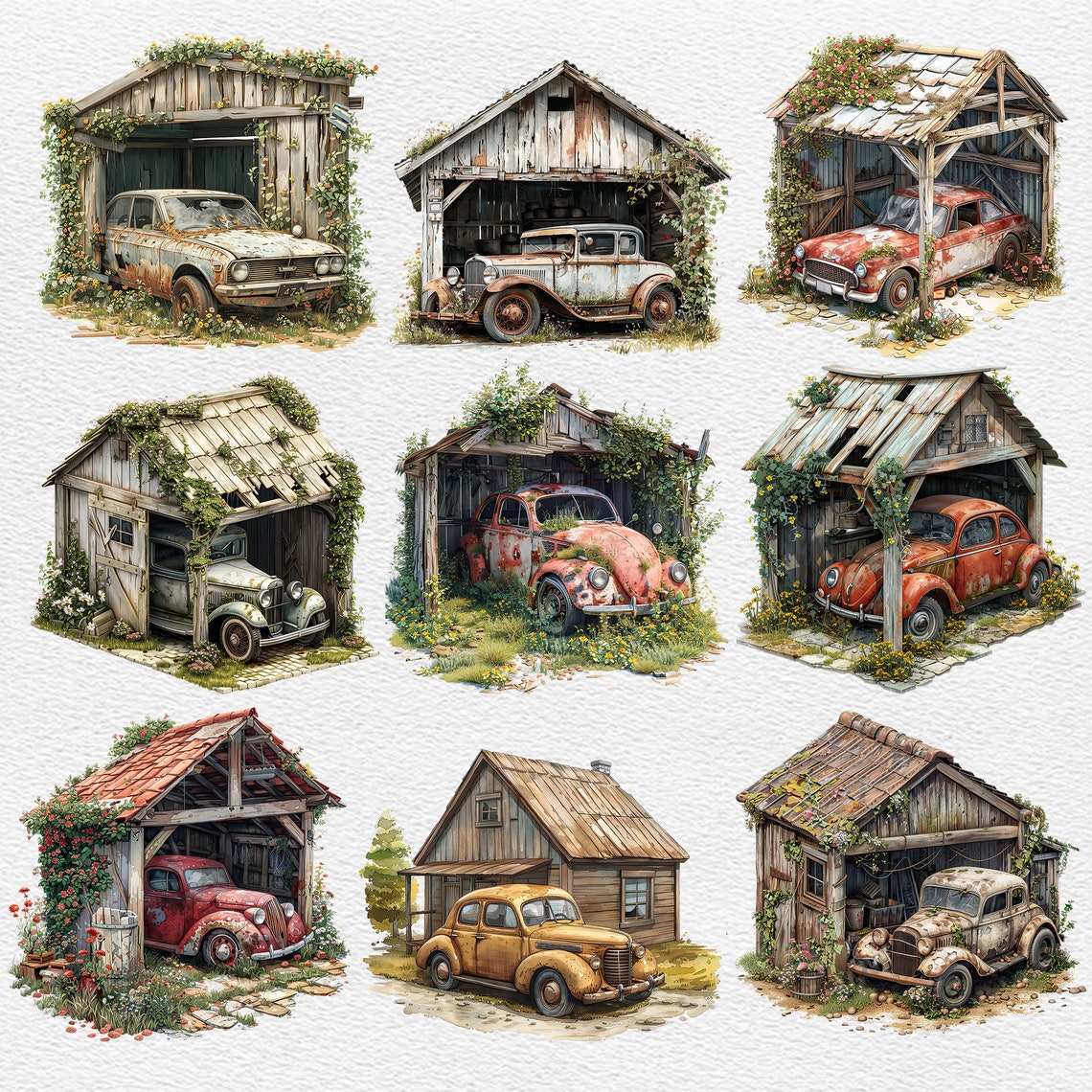 Old Classic Car, 65 Abandoned Car Clipart, Abandoned Old Classic Car ...