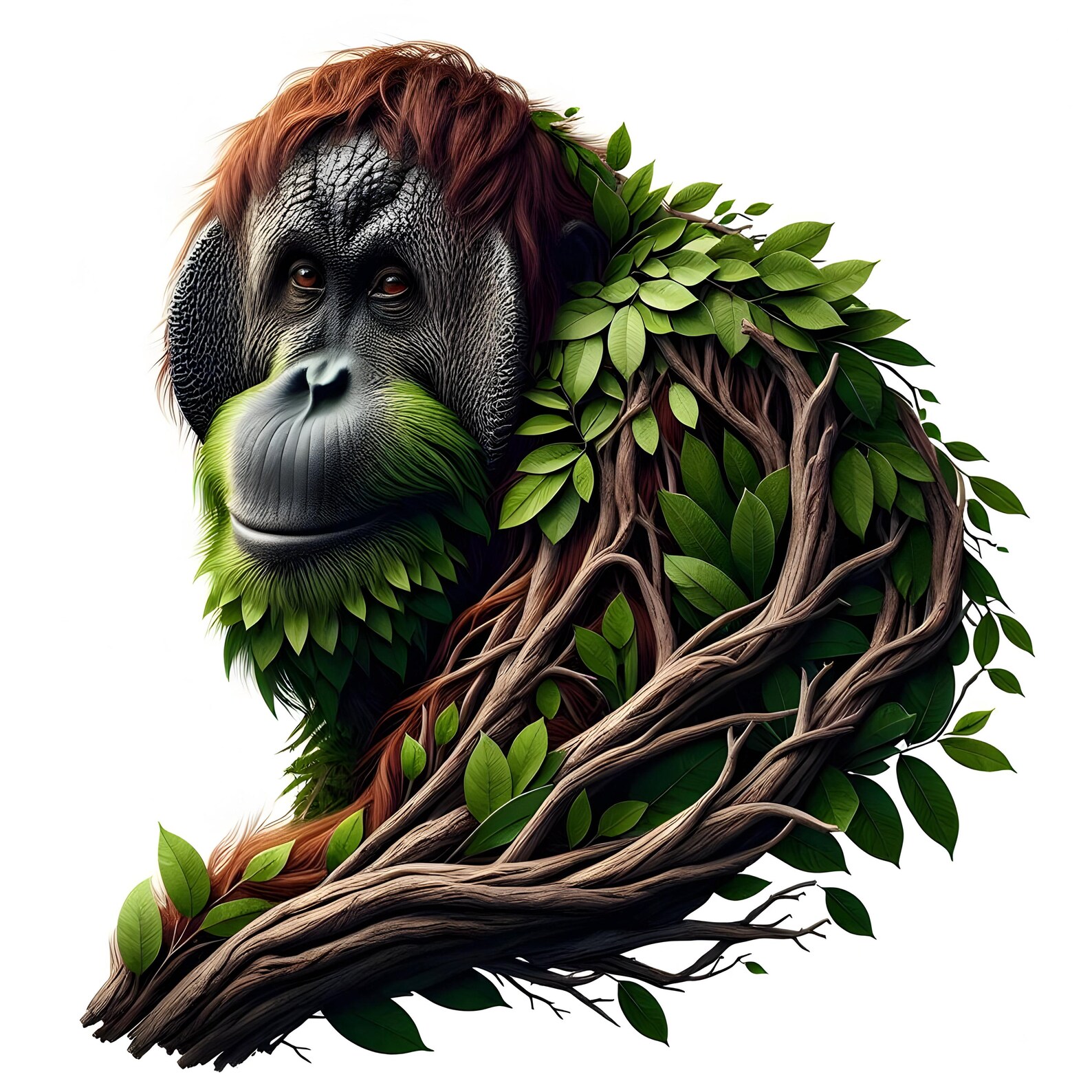 Orangutan Clipart Bundle: Jungle Wildlife PNG (digital Download) - Etsy